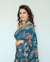 Turquoise Resham Thread Saree - O'NITAA